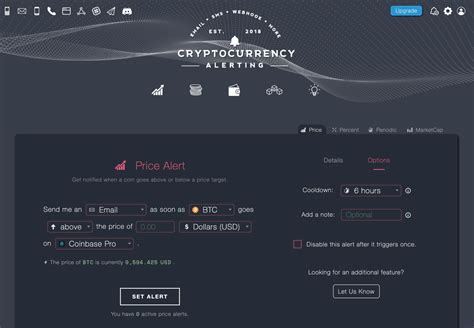 How To Get Crypto Price Alerts Jean Galea