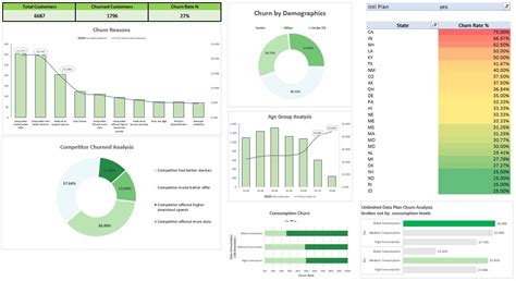 Excel Dataanalysis Datavisualization Customerchurn Datacamp Continuouslearning
