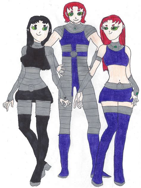 The Tamaran Siblings By Sailor Girl1234 On Deviantart