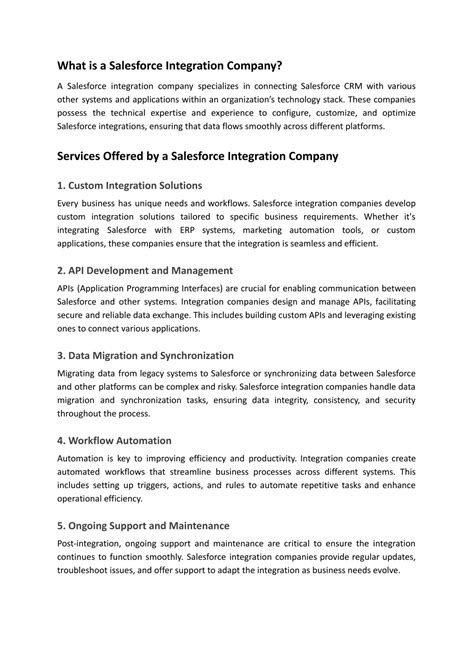 Ppt Salesforce Integration Company Powerpoint Presentation Free