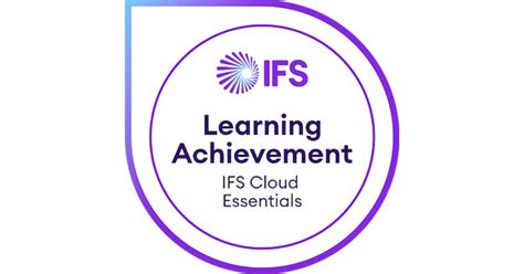 Mathavan Suthaharan En Linkedin Ifs Learning Achievement Ifs Cloud
