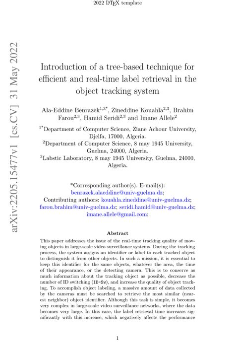 pdf introduction of a tree based technique for efficient and real