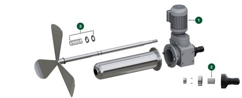 Horizontal Agitator Assembly Before 1999