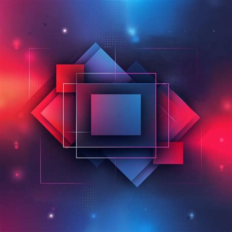 Premium Photo Abstract Red And Blue Rectangles Background