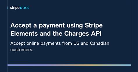 Accept A Payment Using Stripe Elements And The Charges API Stripe