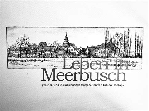 Bildband Leben In Meerbusch Von Editha Hackspiel Meerbuscher Kulturkreis E V Mkk