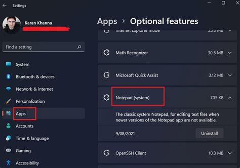 How To Uninstall Or Reinstall Notepad In Windows 11 10