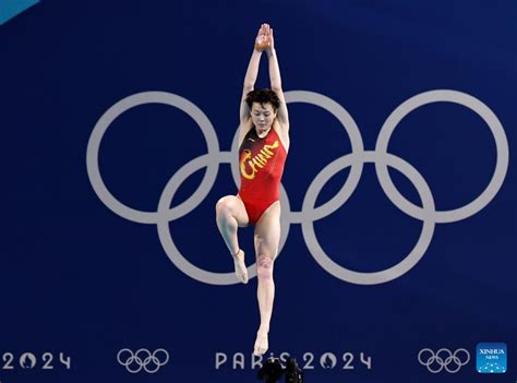 Chen Yiwen De China Gana En Prueba Femenina De Trampolín De 3m En