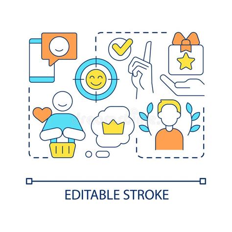 Strengthening Customer Loyalty Concept Icon Stock Vector Illustration Of Present Greeting