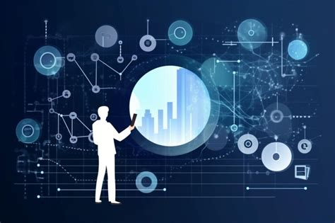 premium photo data science cyber security technology concept