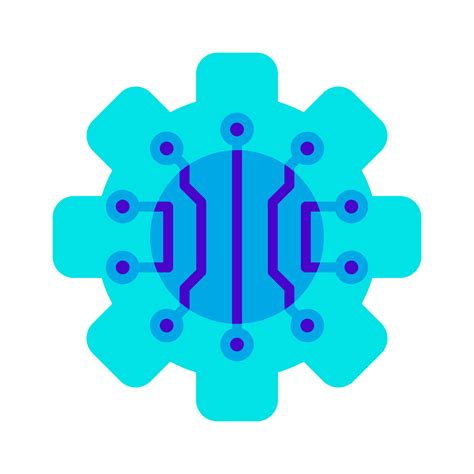 Gear Circuit Technology System Automation Icon Vector Illustration 23233876 Vector Art At Vecteezy