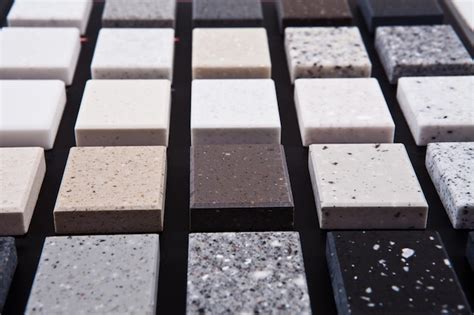 Premium Photo A Selection Of Different Types Of Granite Including Granite Granite And Other