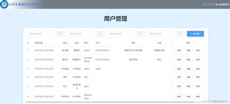 毕业设计 基于springboot实现高校学生健康档案管理系统学生健康档案管理系统设计 Csdn博客