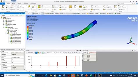 Simulating Shock And Vibrations In Ansys Response Spectrum Youtube
