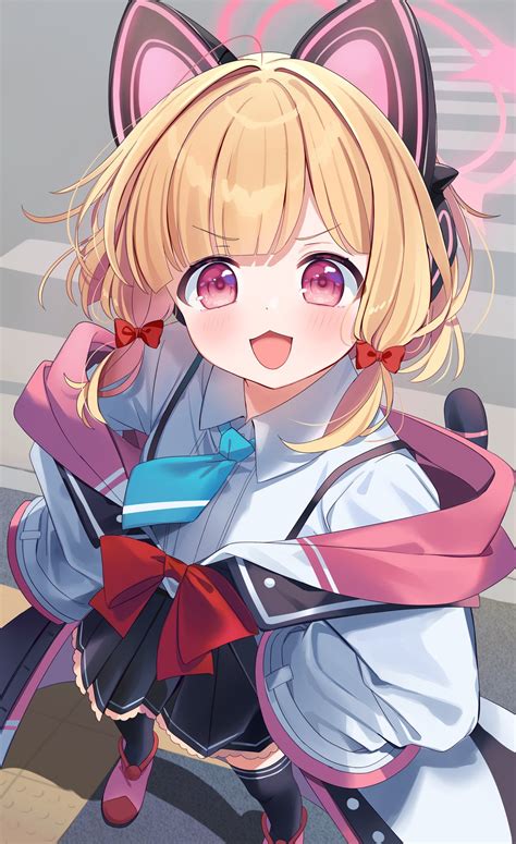 Safebooru 1girl Animal Ear Headphones Animal Ears Blonde Hair Blue