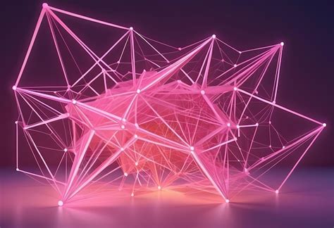 Premium Photo Abstract Digital Connection Dots And Lines