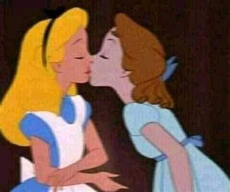 Alice And Wendy Alice And Ariel Disney Femslash Alice In Wonderland