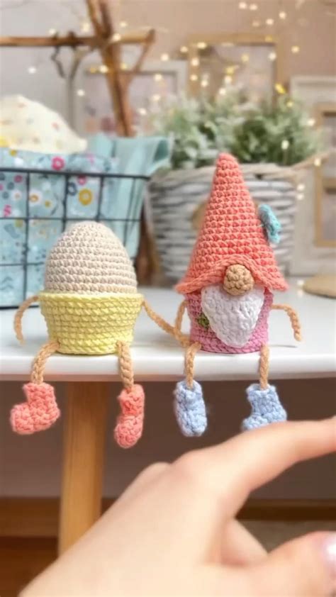 Crochet Patterns Easter Gnomes Egg Keepers Amigurumi Pattern Crochet
