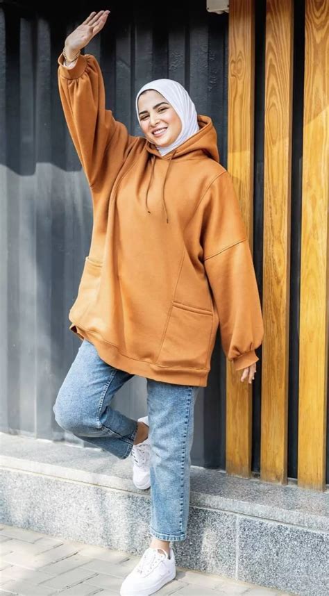 تنسيق الهودي في الخريف للمحجبات مجلة سيدتي