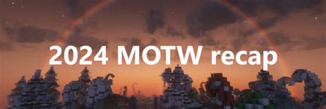 2024 mod of the week recap mcreator