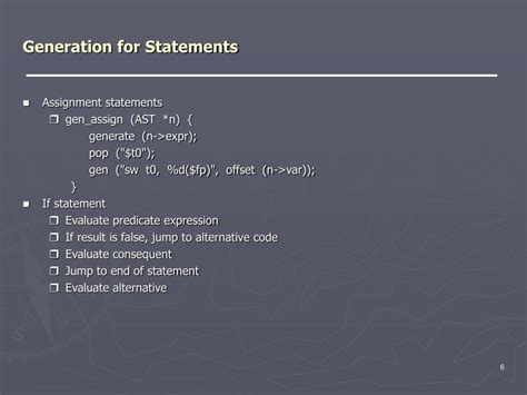 Ppt Cs536 Introduction To Compilers Spring 1991 James Larus Lecture 22 Code Generation