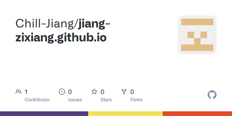 Github Chill Jiang Jiang Zixiang Github Io