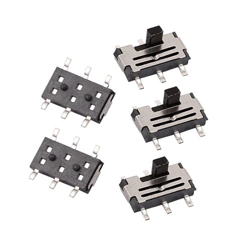 Pcs Position Dpdt Pin Smt Smd Self Locking Slide Switch Mmx Mmx Mm Walmart Com Walmart Com