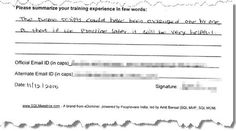 Sql Server Performance Tuning Master Class Bangalore December 2015 Sql Server Training Sql