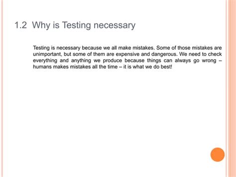 Fundamentals Of Testing Pptx