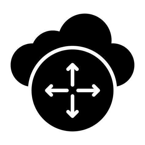 Cloud Scaling Vector Icon 26453776 Vector Art At Vecteezy