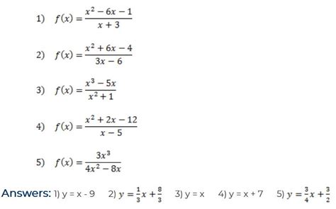 Slant Asymptote Formula Trung TÂm Gia SƯ TÂm TÀi ĐỨc Hotline 091