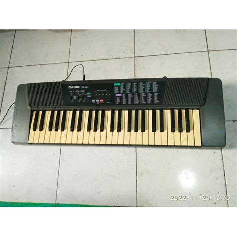 Jual Keyboard Casio Ctk 100 Second Shopee Indonesia