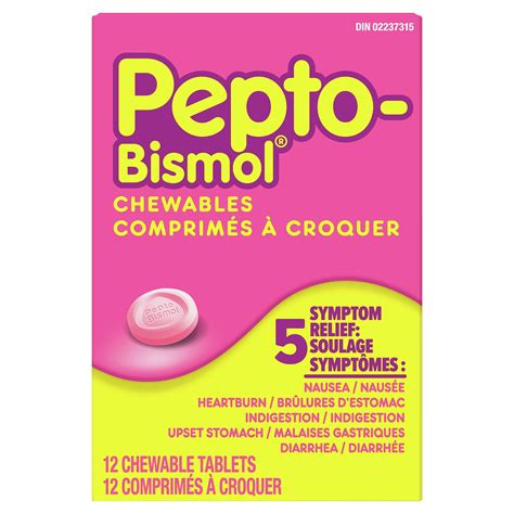 Pepto Bismol Tabs 12