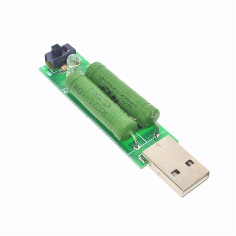 Buy Mini Usb Discharge Load Resistor 2a W 1a Green Red