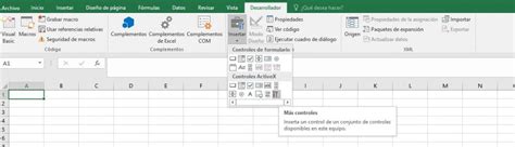 Herramienta De Excel Opcion Desarrollador Just EXW