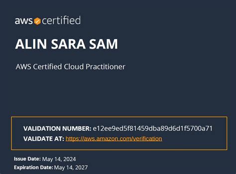 Alin Sara Sam On Linkedin Aws Awscertification