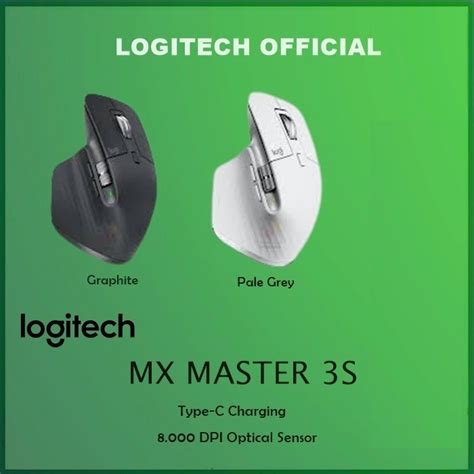 Jual Logitech MX Master 3S Wireless Bluetooth Mouse MX Master 3 S Shopee Indonesia