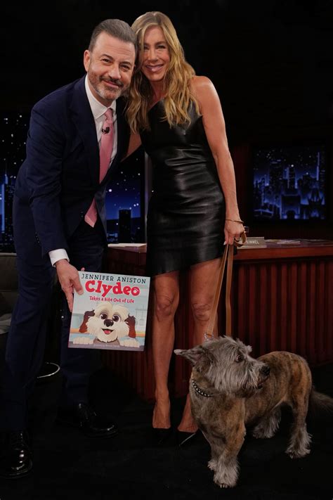 Sexy Cougar Jennifer Aniston Gorgeous On Jimmy Kimmel Live Celeblr
