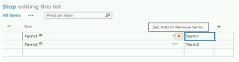 Managed Metadata Column In Datasheet View In Sharepoint 2013