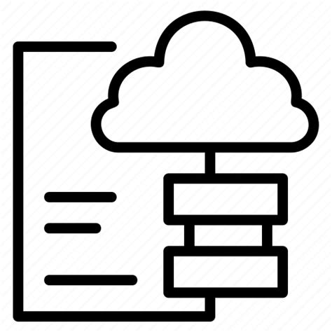 folder file archive document storage database server icon