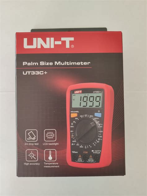 Обзор от покупателя на Портативный мультиметр Uni T Ut33c с измерением температуры и