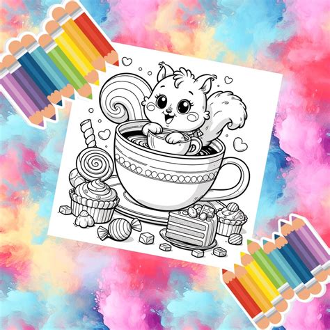 Sweet Tooth Squirrels A Candy Adventure Etsy