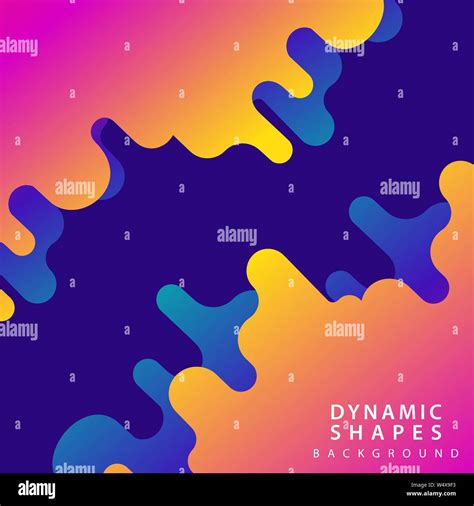 Modern Style Abstraction With Composition Made Of Various Rounded Shapes Element Vector