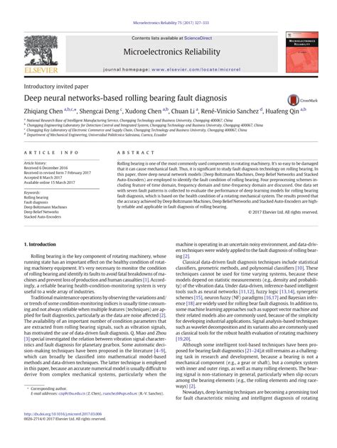 Pdf Vibration Based Gearbox Fault Diagnosis Using Deep Neural Networks