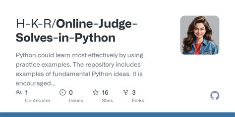 Github H K Ronline Judge Solves In Python Python Could Learn Most Effectively By Using