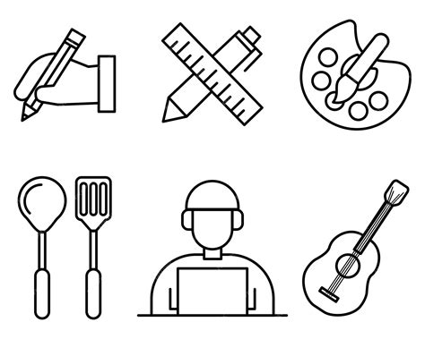 Premium Vector Creativity Innovation Set Of Web Icons In Line Style