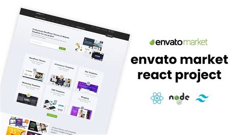 🔥build Envato Market With Reactjs Js Html Css Live Crash Course Tutorial For Beginners