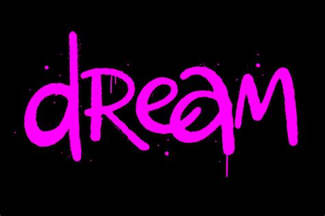 어반 스트리트 그래피티 스타일 꿈의 슬로건 네온 퍼플 컬러 그래픽 티셔츠 스웨트셔츠 포스터 스티커 소셜 미디어 블로그 스토리 배지인쇄 벡터 그림은 검은색 배경에 있습니다 0