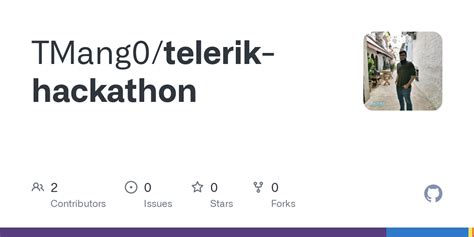 GitHub TMang Telerik Hackathon
