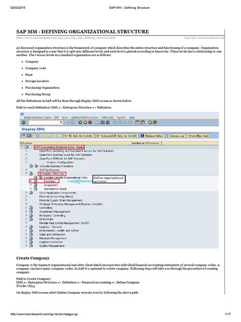 Sap Mm Defining Structure Pdf Business Computer Programming